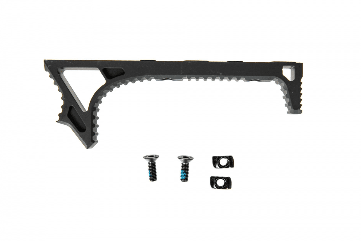 Aluminum M-LOK Angled Forward Grip - Black